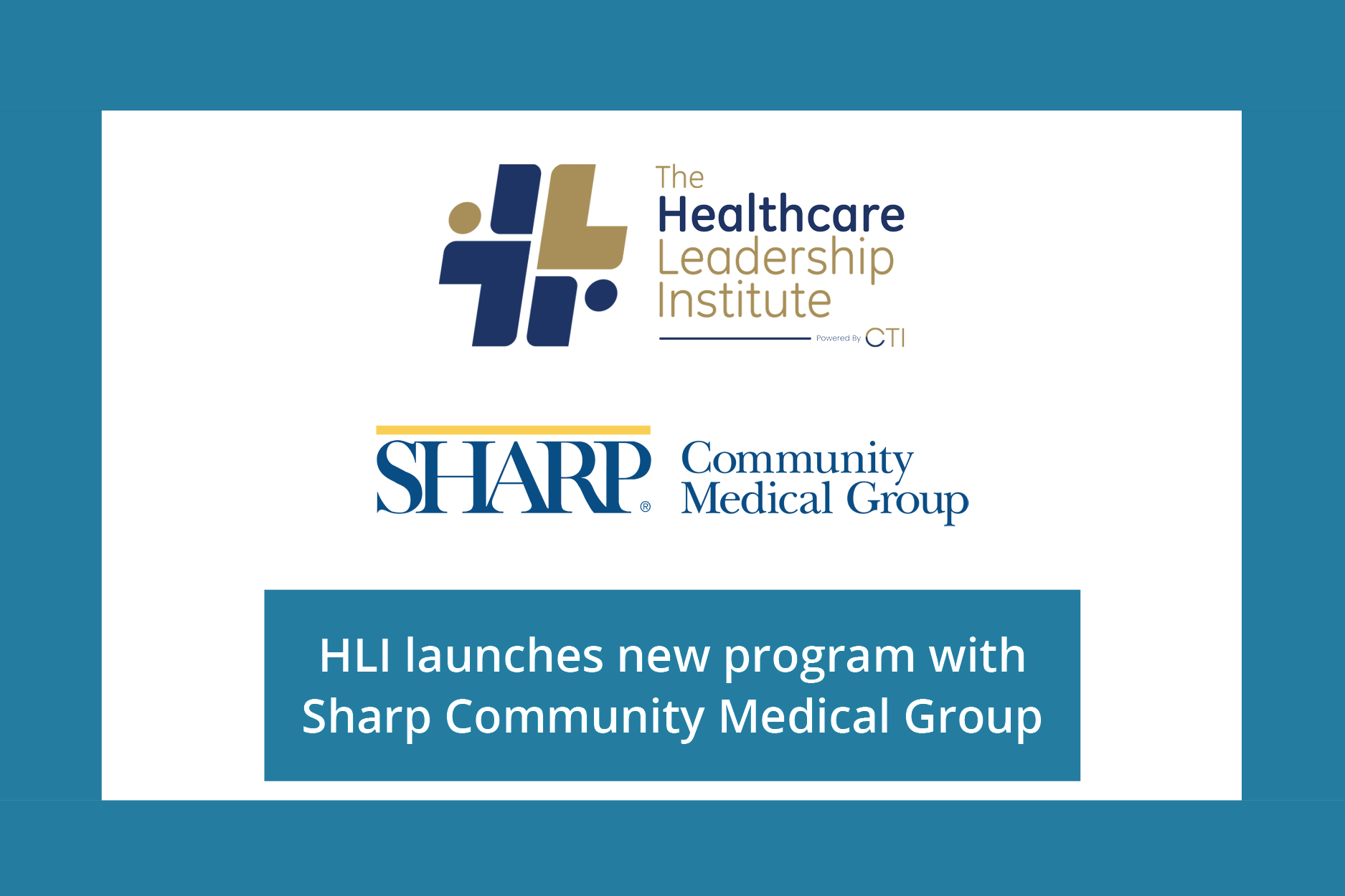 HLI & SCMG Program Launch - Healthcare Leadership Institute