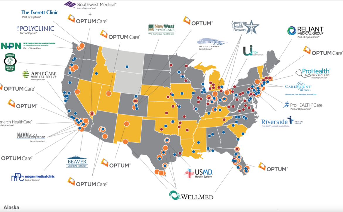 United Healthcare Optum is 90,000 physicians!